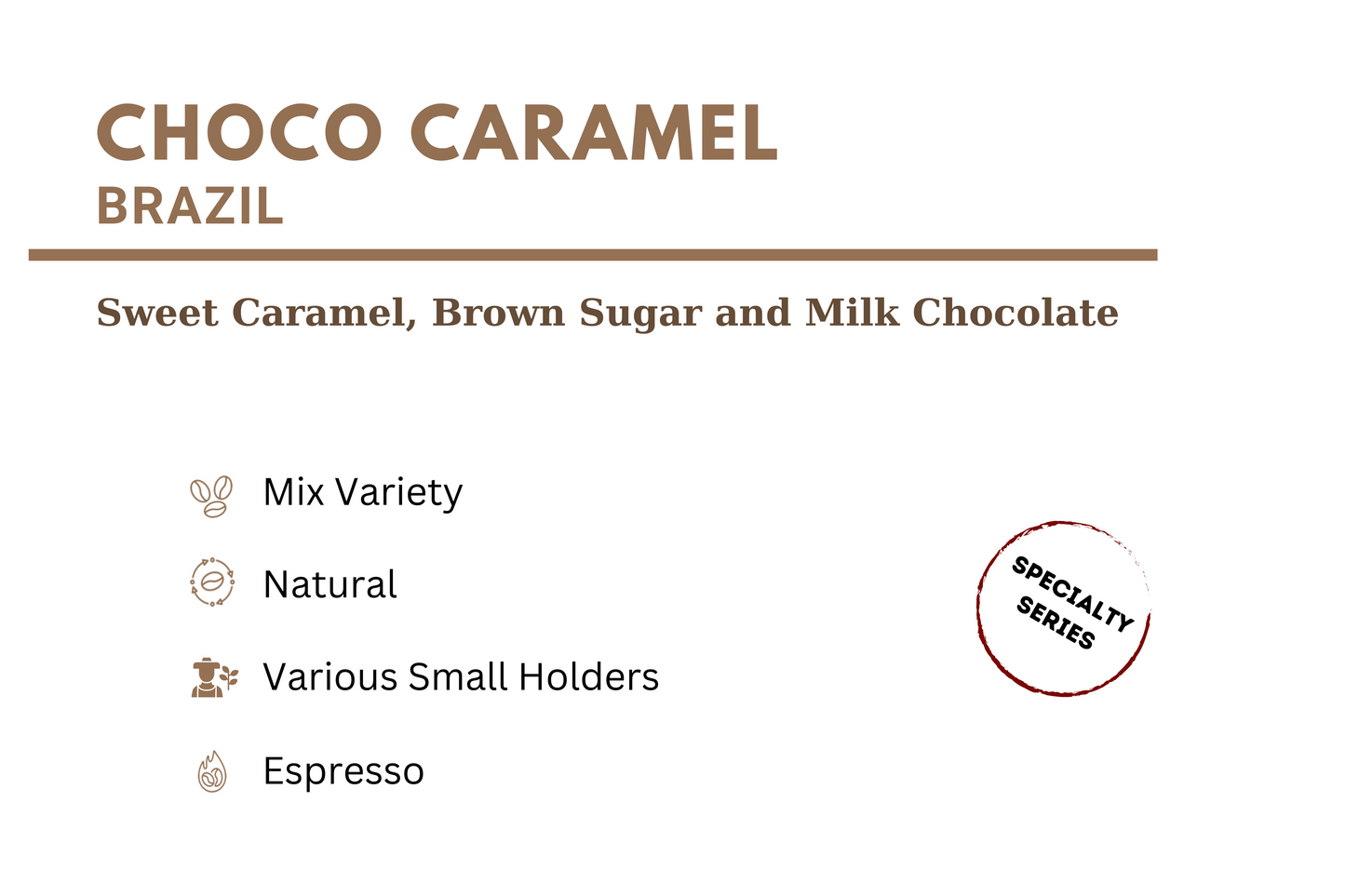 Choco Caramel - Brazil – Bon and Bean Eco-Friendly Coffee Roaster