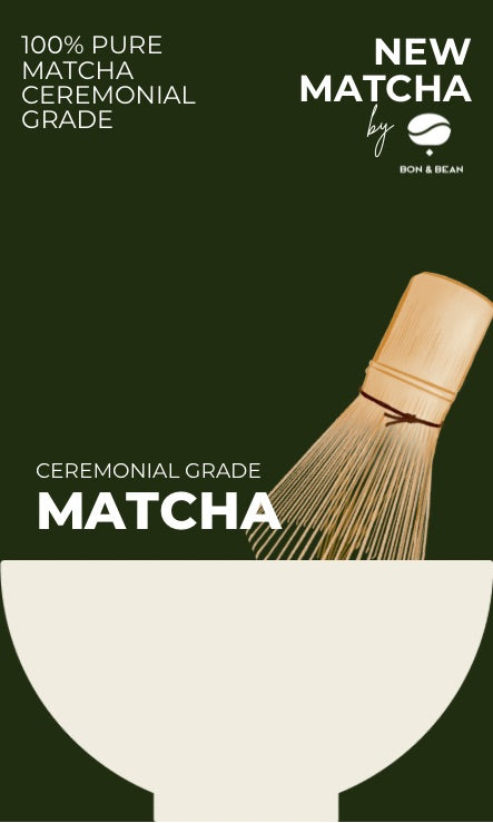 New Matcha - Pure Ceremonial Grade – Bon and Bean Eco-Friendly Coffee ...