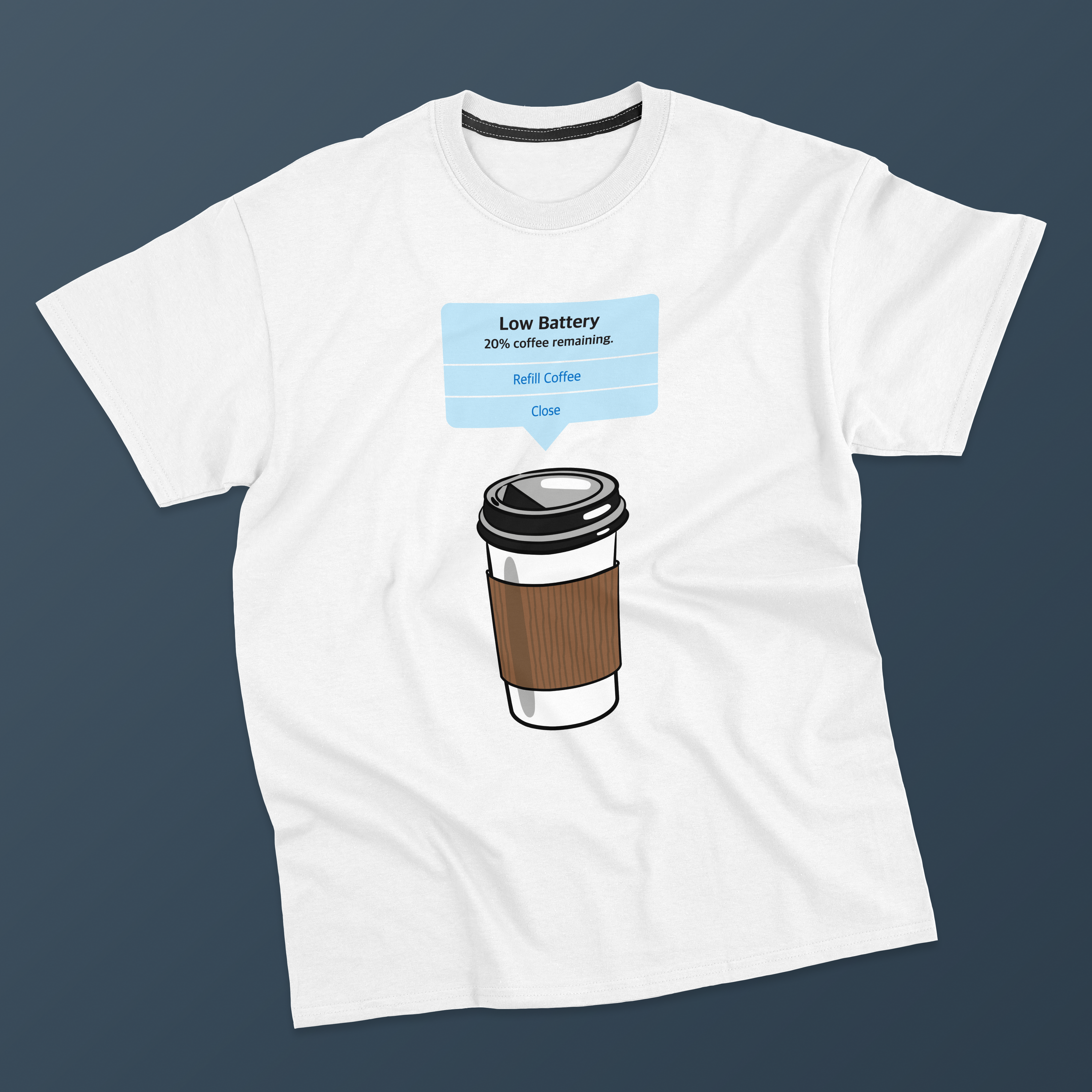Coffee is Notification - T-shirt – Bon and Bean Eco-Friendly Coffee Roaster