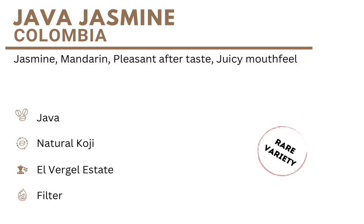 Java Jasmine - Colombia – Bon and Bean Eco-Friendly Coffee Roaster